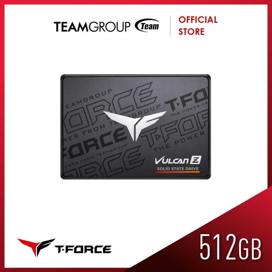 Jual Ssd team t-force 512gb 2.5 sata 3.0 III 6Gbps 3d nand flash vulcan ...