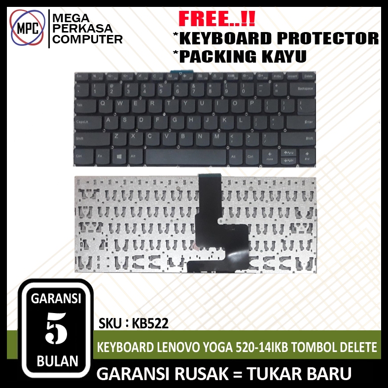 Jual KEYBOARD LENOVO YOGA 520-14 520-14IKB 520-14ISK 120S- 14IAP 320-14 ...