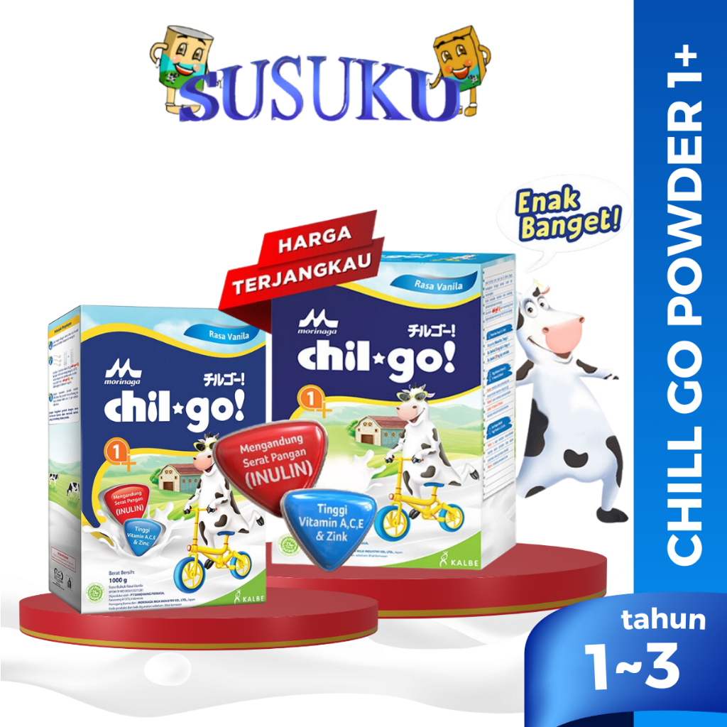 Jual Morinaga ChilGo Powder 1+ (1-3 Tahun) Vanila/Madu 700gr | Shopee Indonesia