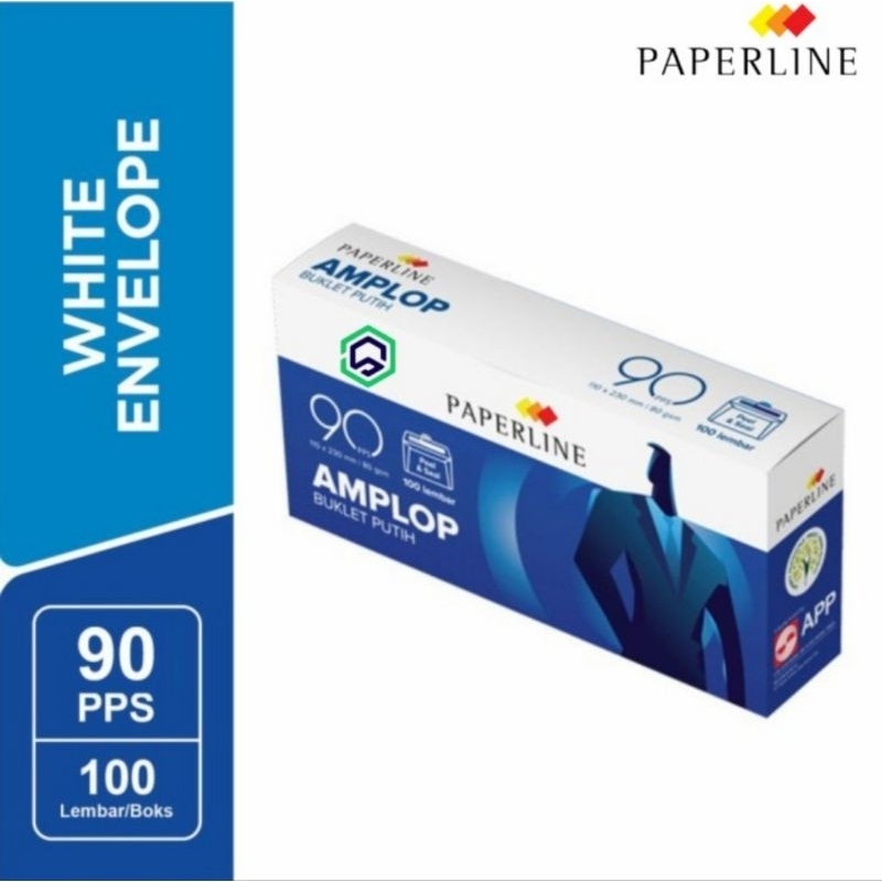 Jual Amplop Putih Polos Paperline 90 uk 110 x 230 mm | Shopee Indonesia
