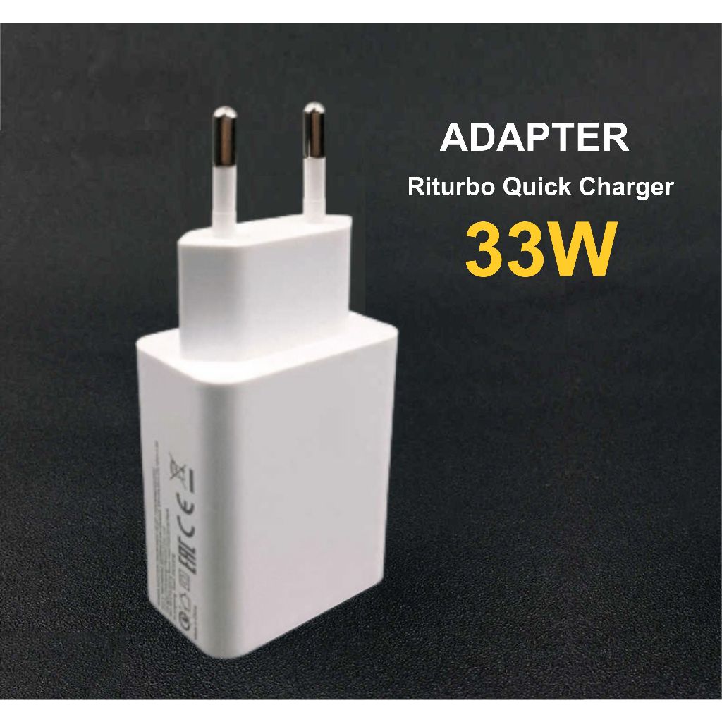 Jual Kepala Charger 33W Fast Charging / Adaptor Batok Flash Charging ...