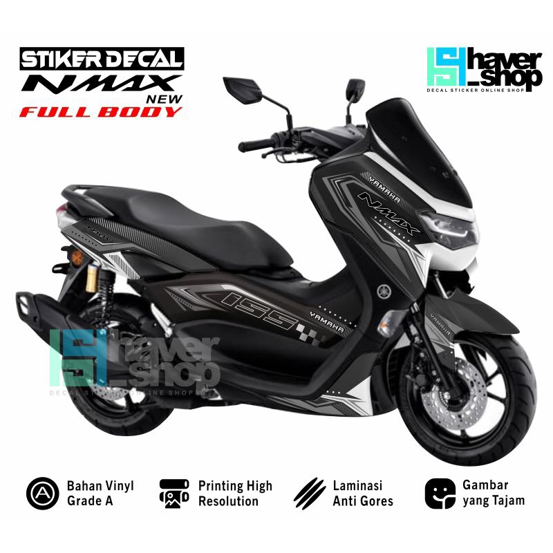 Jual Decal stiker new nmax variasi varian list stiker fullbody | Shopee ...