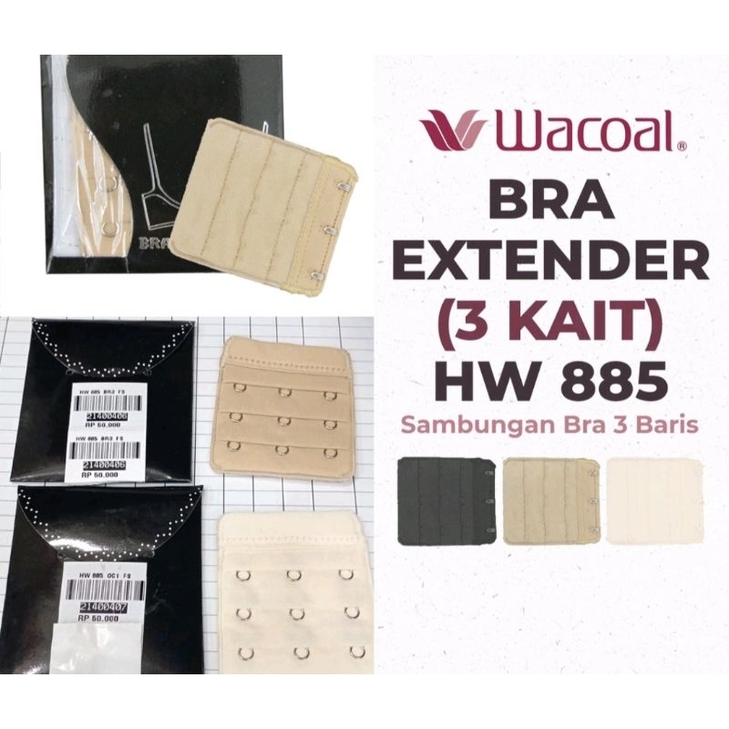 Jual Wacoal Bra Extension HW 885 (2 Baris)&(3 Baris) | Shopee Indonesia