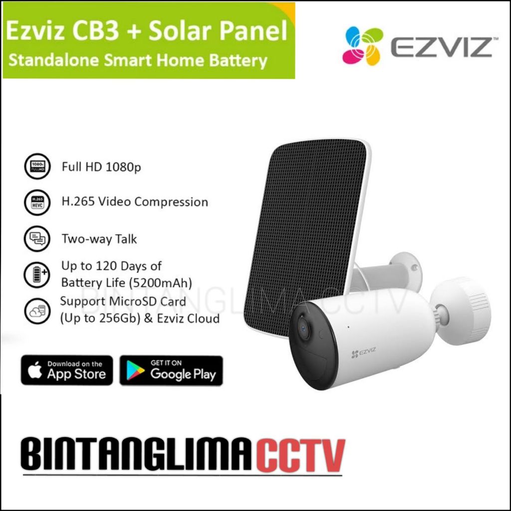 Jual Ezviz CB3 2MP Outdoor Smart CCTV IP Camera | Shopee Indonesia