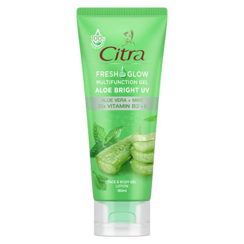 Jual Citra Fresh Glow Aloe Vera+ mint 100ml | Shopee Indonesia