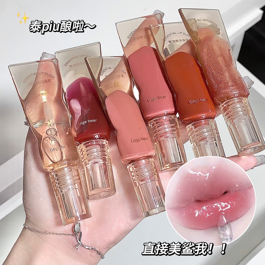 Jual Gege Bear Essence Lip Gloss Clear And Tender / Lip Gloss /Lip ...