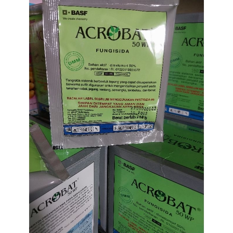 Jual Fungisida Acrobat 50 Wp 10 gram / mengendalikan penyakit tanaman ...