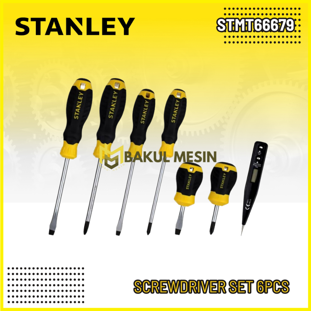 Jual Stanley STMT66679 Obeng Set 6pcs Screwdriver Set Taspen | Shopee ...