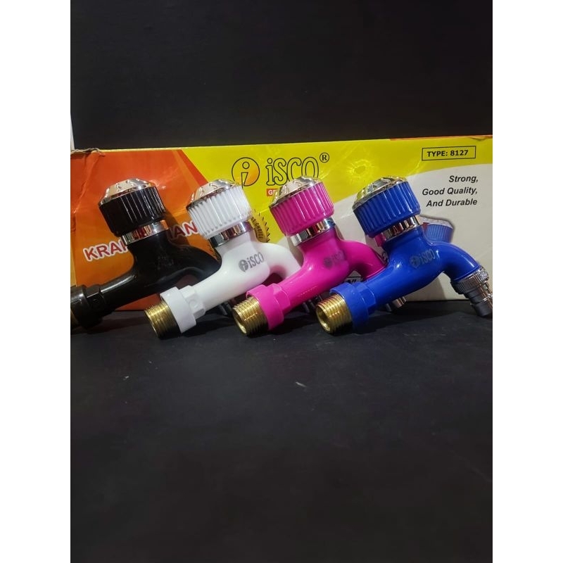 Jual Kran Isco GROSIR 12 PCS Kran taman isco drat kuningan | Shopee ...