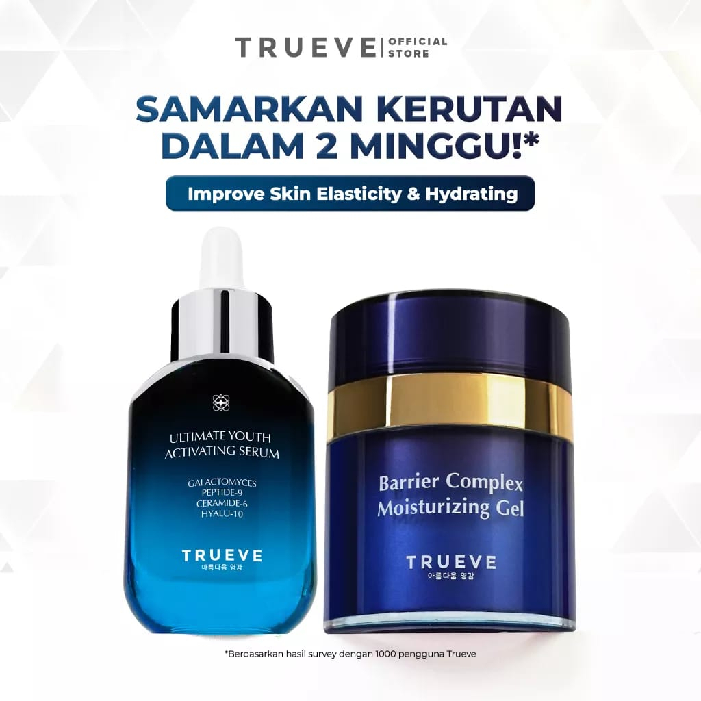 Jual TRUEVE Serum & Moisturizer Gel Set: For Damaged Skin Barrier ...