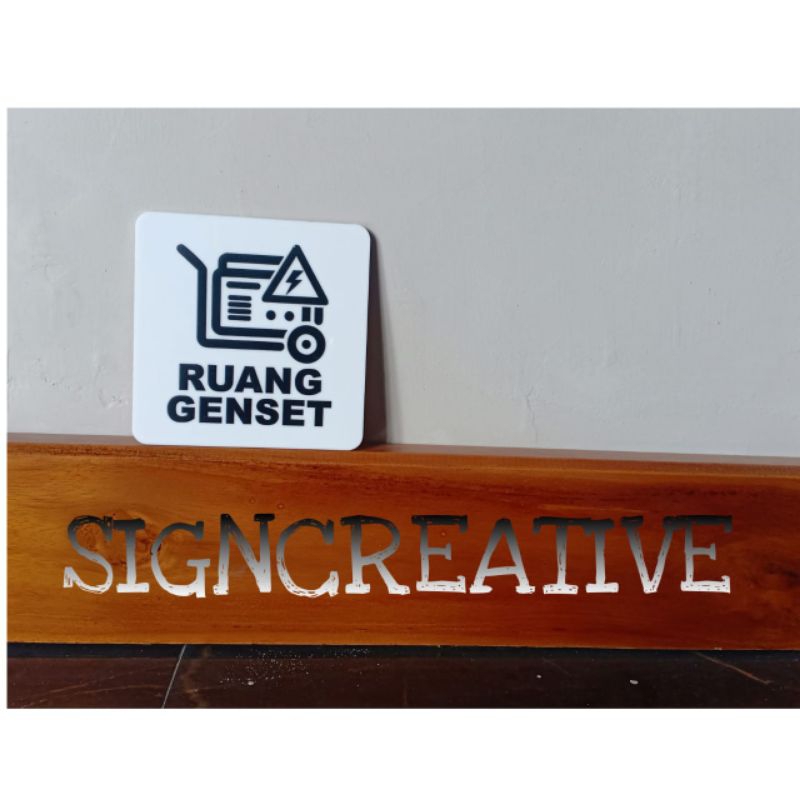 Jual Signage Tanda Label Ruang Genset | Shopee Indonesia