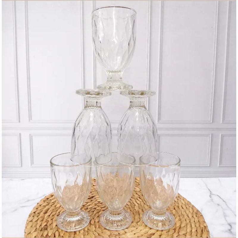Jual GELAS TOKYO ST1092/ GELAS WINE ISI 6 PCS | Shopee Indonesia