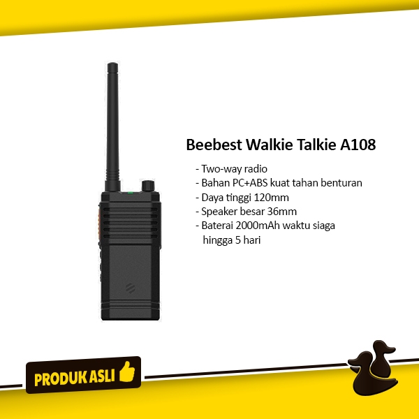 Jual BEEBEST Walkie Talkie A108 Two-Way HT Intercom Portable Original ...