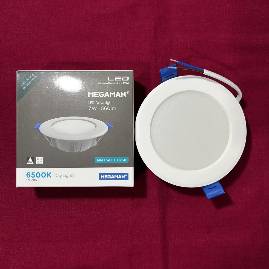 Jual Lampu DownLight Panel IB/Inbow 7W LED Bulat MEGAMAN | Shopee Indonesia