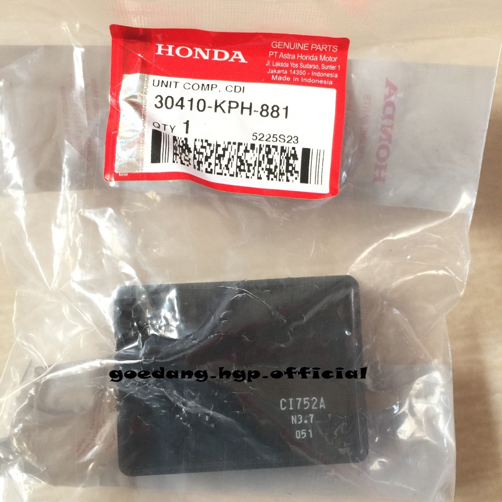 Jual CDI UNIT Comp KHARISMA & SUPRA X 125 ORIGINAL AHM 30410KPH881 ...