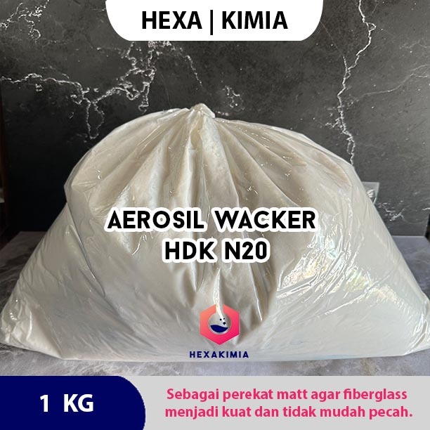 Jual Aerosil HDK Wacker / Aerosil Fiberglass / Pengental Resin 1 Kg ...