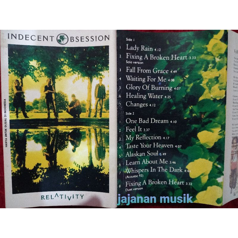 Jual Kaset Indecent Obsession (Relativity) | Shopee Indonesia