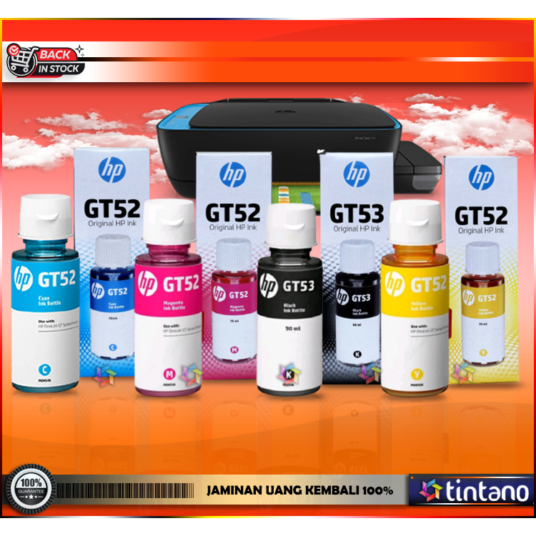 Jual tinta printer HP GT 52-53 ink tank 115 310 315 319 415 319 419 311 ...