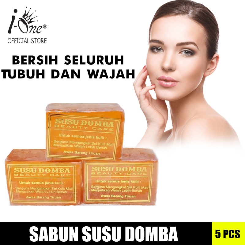 Jual 5 PCS Sabun Susu Domba BPOM Whitening Soap Pembersih Badan Dan ...