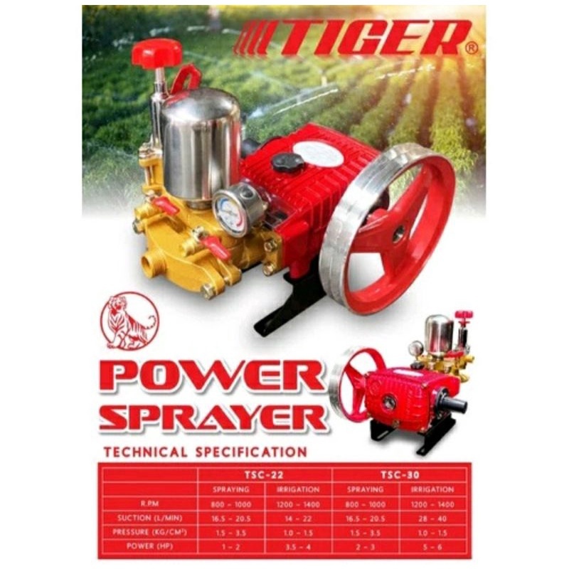 Jual Mesin Power Sprayer Steam Cuci Semprot TIGER TSC22 Sanchin SC22 SC ...
