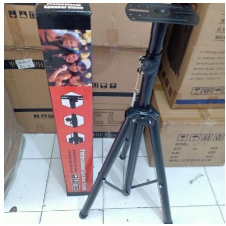Jual stand speaker tripot tiang speaker bahan full besi 1bh | Shopee ...