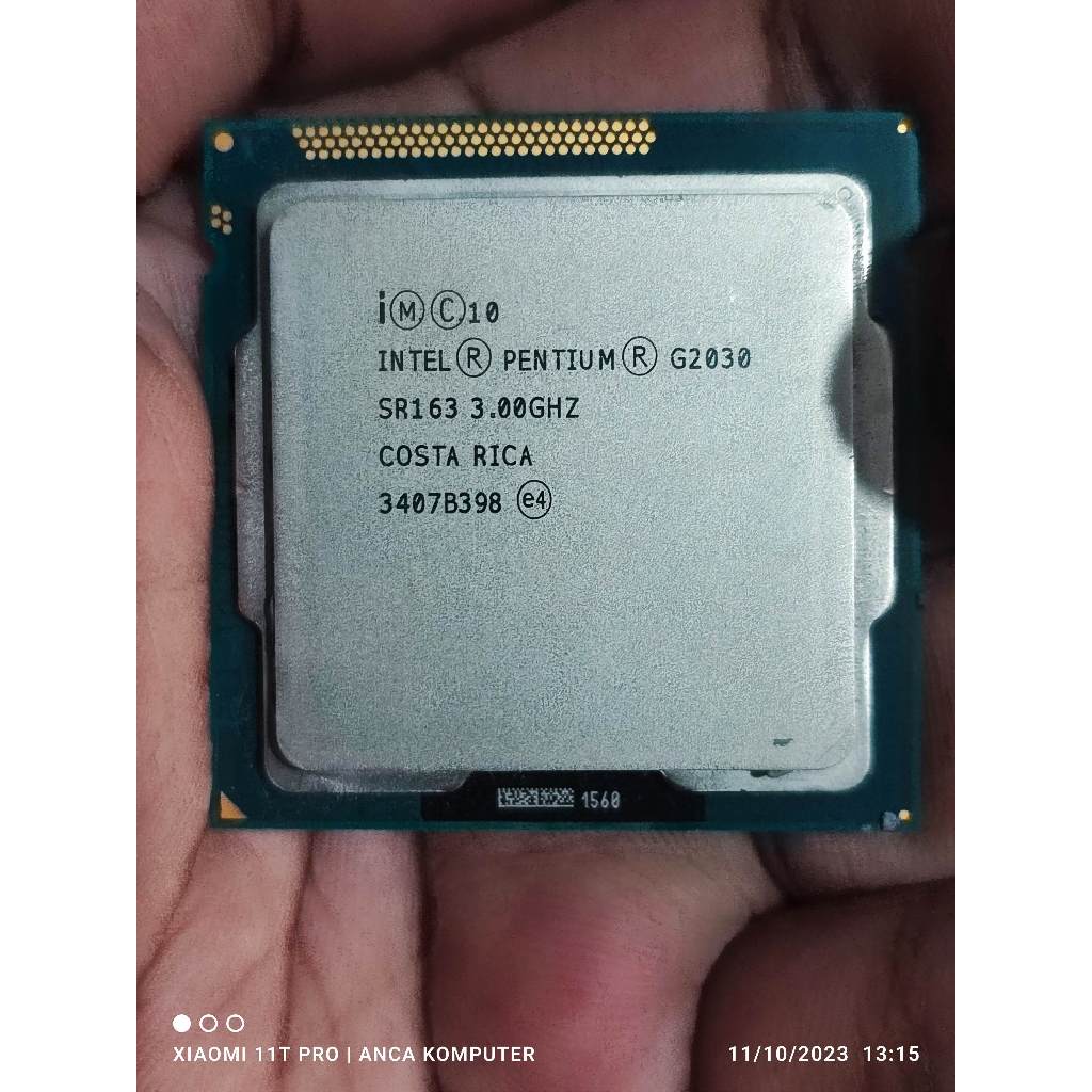Jual Prosesor intel Pentium G2030 3 GHZ LGA-1155 ivy bridge Gen-3 ...