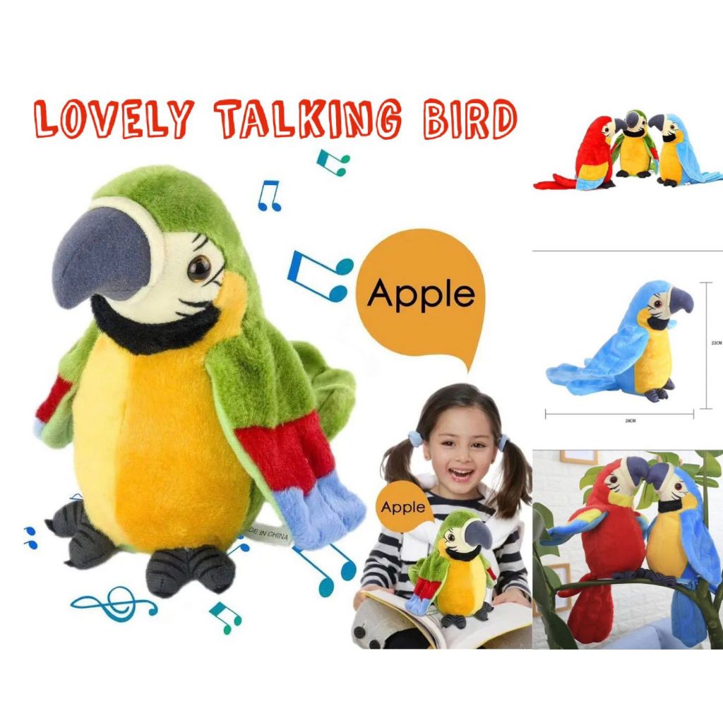 Jual Boneka Burung Beo Peniru Suara / Burung Parrot Beo Bisa Joged Bisa ...