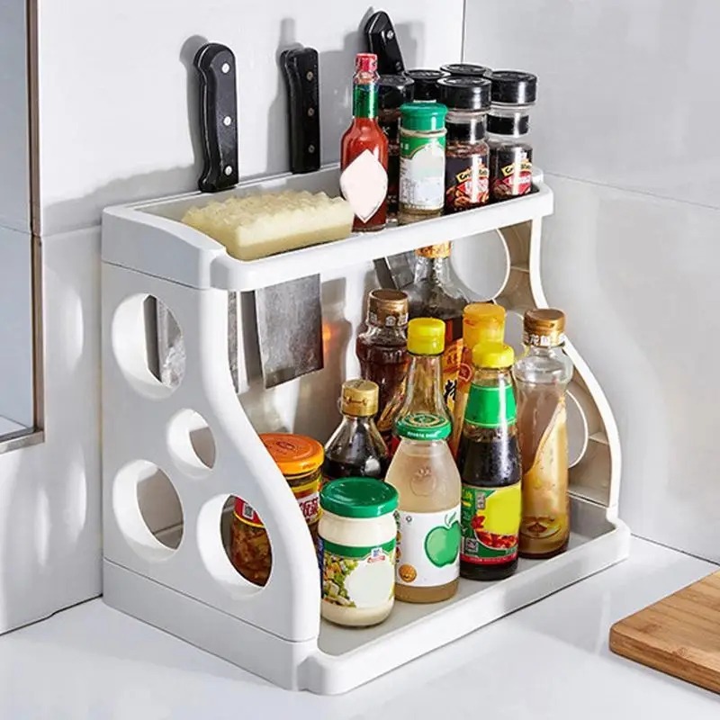 Jual SEJAHTERA SELALU - Rak Bumbu Dapur 2 Susun Plastik Ukuran Besar ...