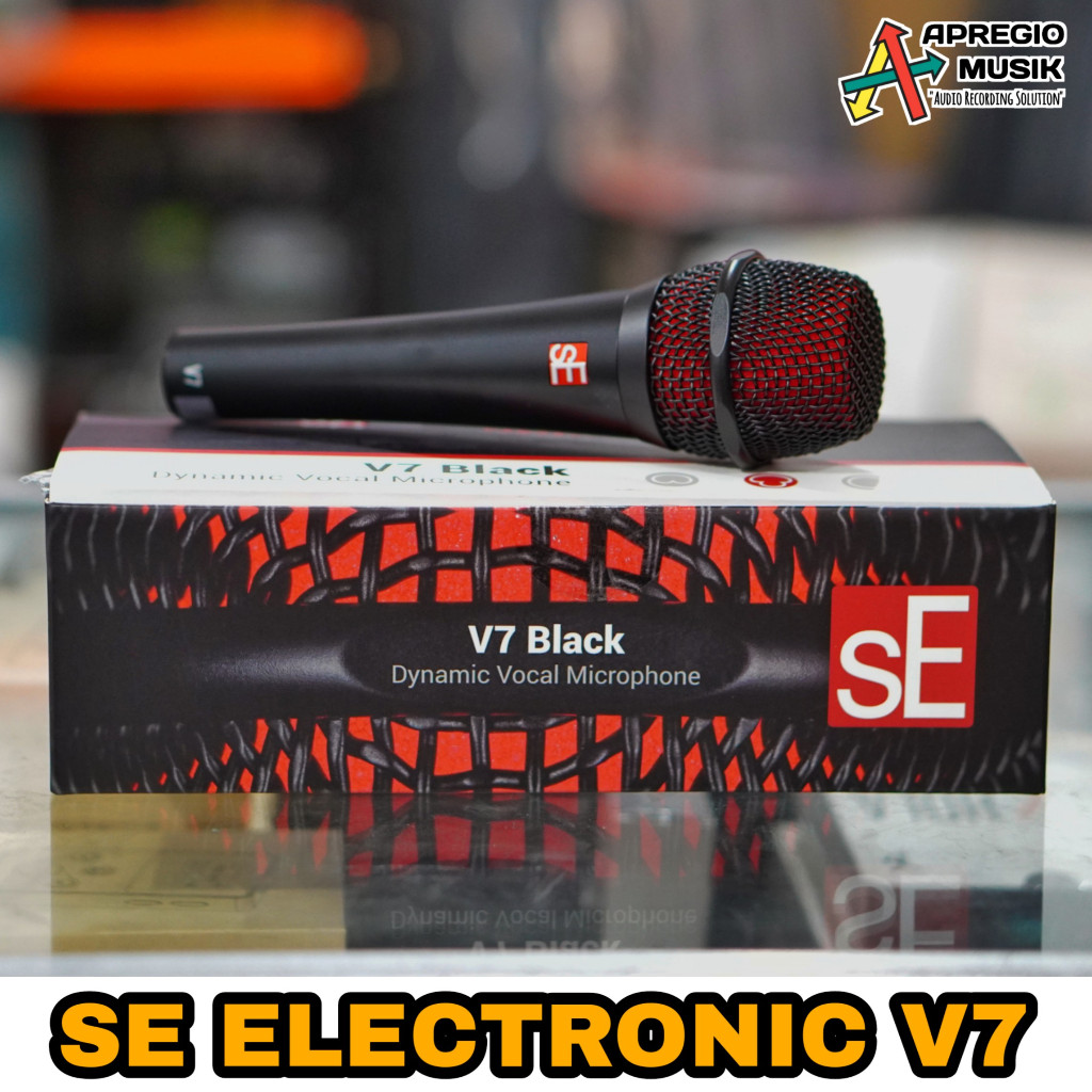 Jual SE Electronics V7 Black Super cardioid Microphone Dynamic Vocal ...