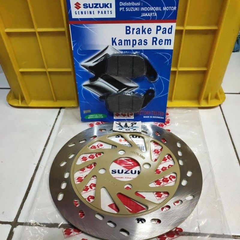 Jual Paket Piringan Plus Dispad Kampas Rem Cakram Depan Suzuki Spin 125 ...