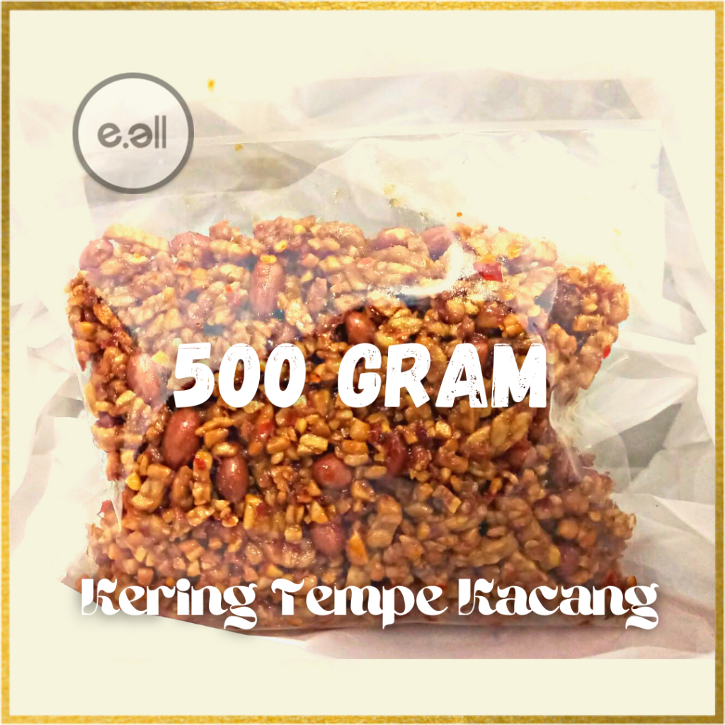Jual Tempe Kacang Kering 500 gram - cemilan instan enak original asli ...