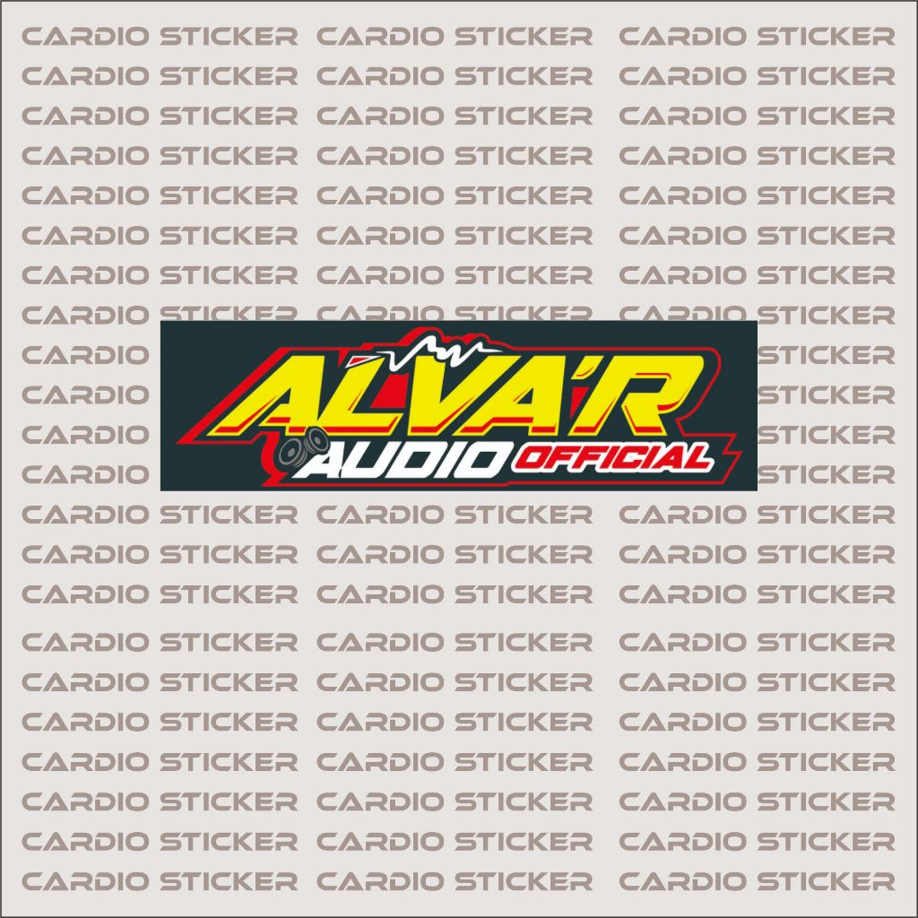 Jual ALVA'R Stiker Sound System (10 bh) | Shopee Indonesia