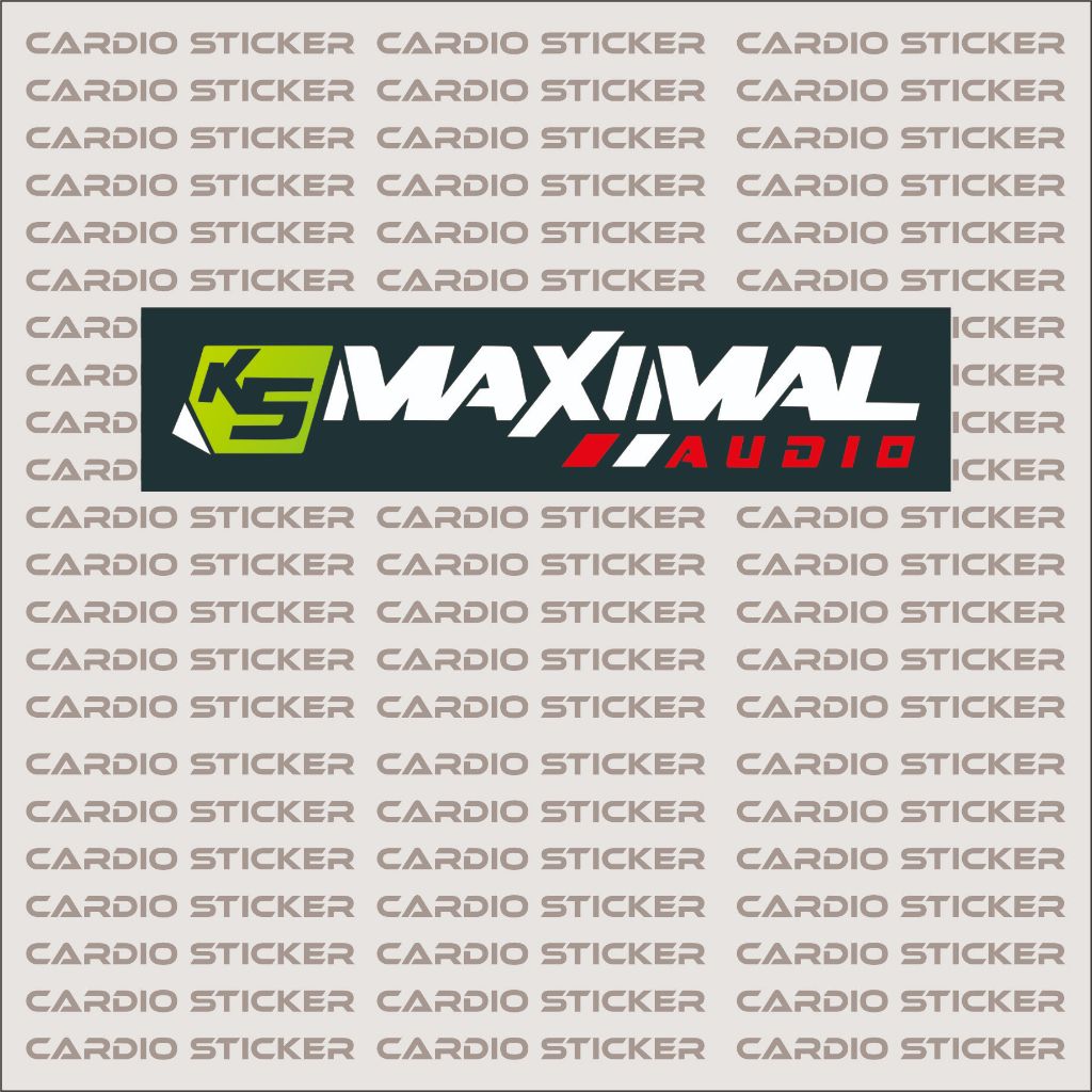 Jual K5 MAXIMAL Stiker Sound System (Orajet) | Shopee Indonesia