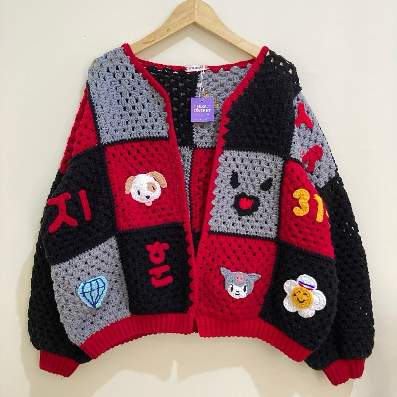 Jual CUSTOM CARDIGAN (IDOL EDITION) | cardigan rajut edisi idol ...