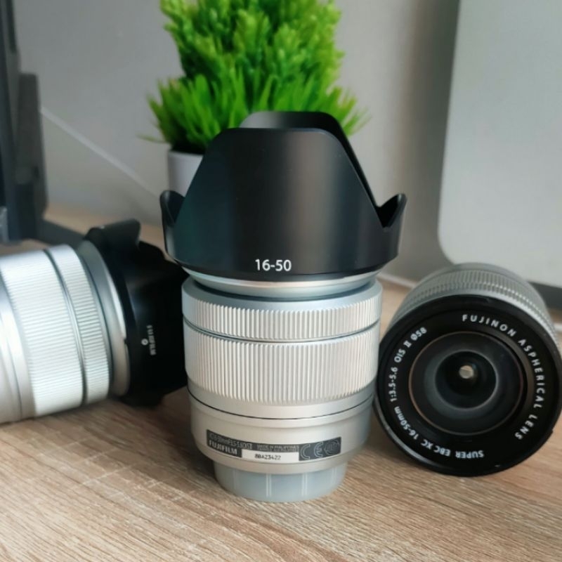 Jual Lensa kit bawaan Fujifilm xa3 fujinon 16-50mm mulus bersih Bonus ...