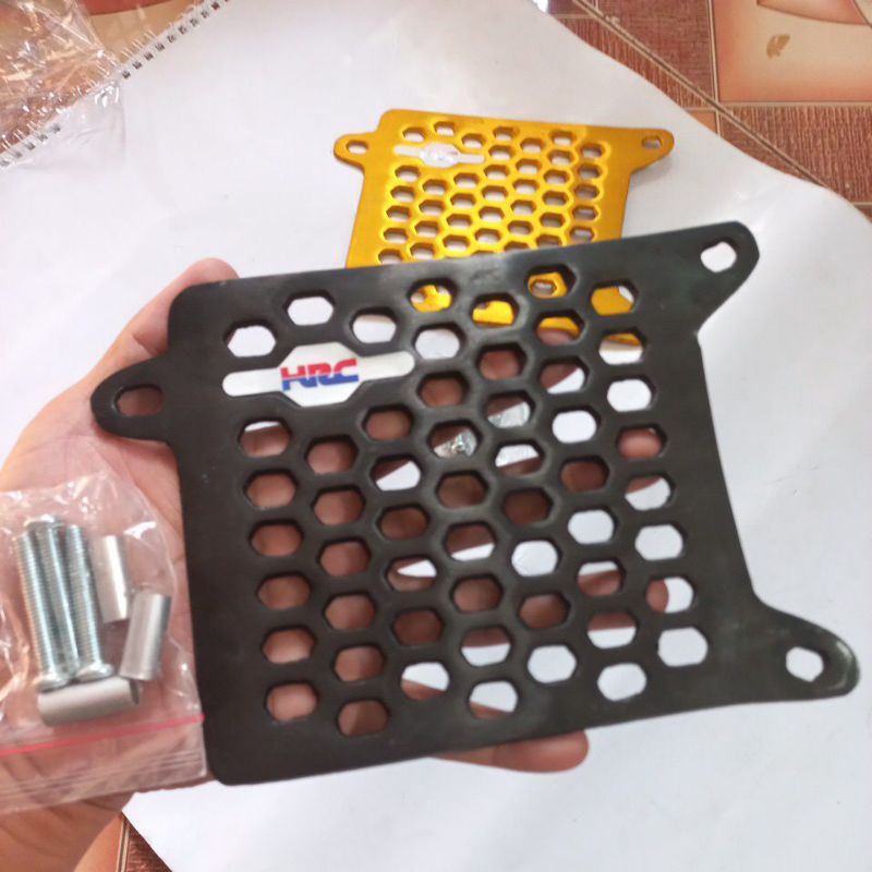 Jual tutup Radiator Cover Radiator Vario 110 cc HRC Full CNC | Shopee ...