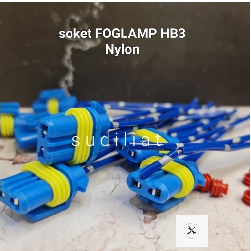 Jual SOKET KABEL / SOCKET CABLE FOGLAMP HB3 - SOKET KABEL LAMPU HB3 ...