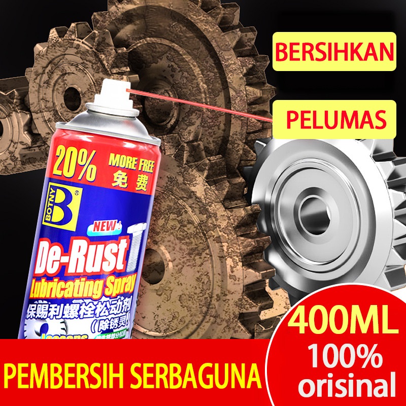 Jual pembersih karat mesin motor/Cairan Anti Karat Besi Rust Remover Cleaner 400ml/pembersih ...