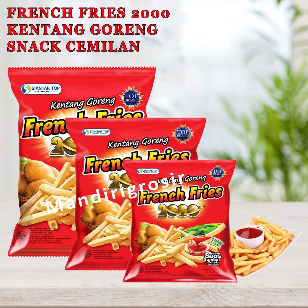 Jual Snack kentang Goreng * French Fries 2000 * Snack Ringan Potato ...