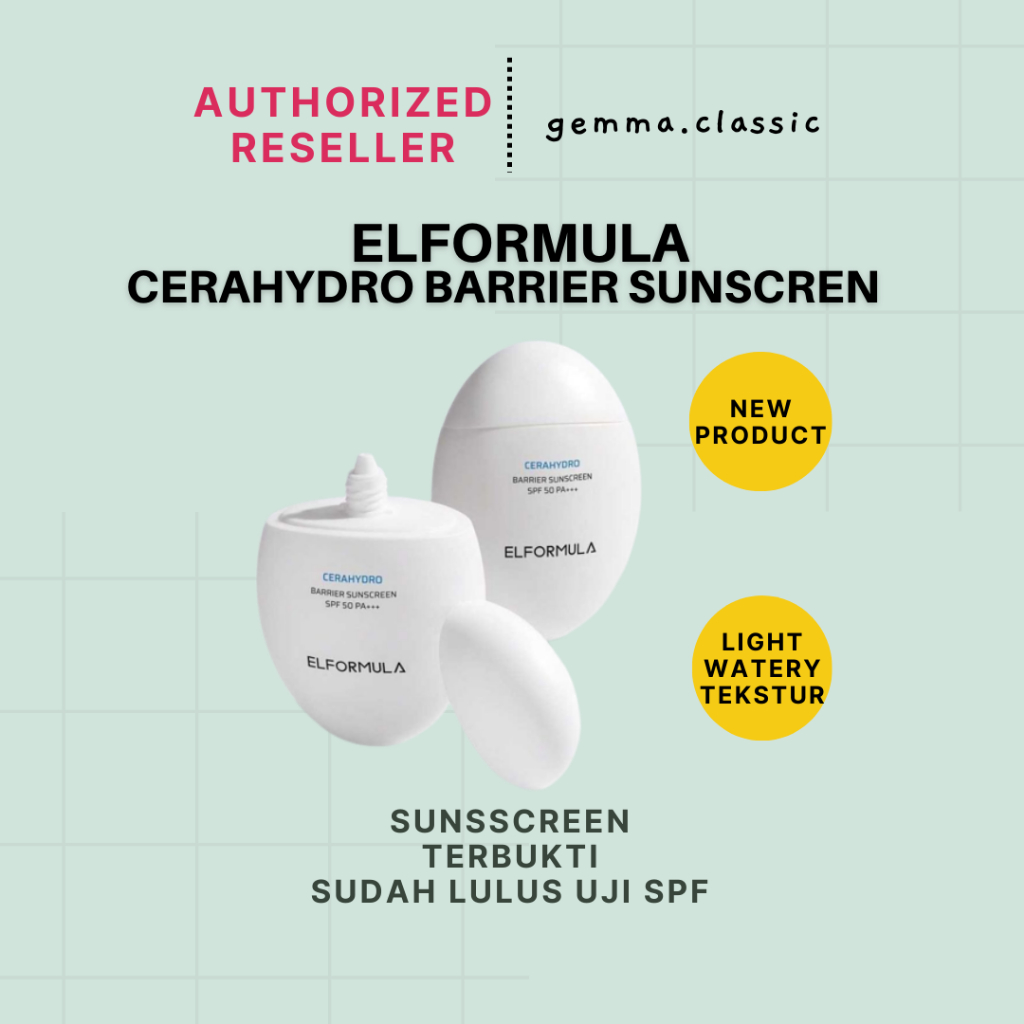 Jual Elformula Cerahydro Barrier Repair Sunscreen Sunblock Tabir Surya ...