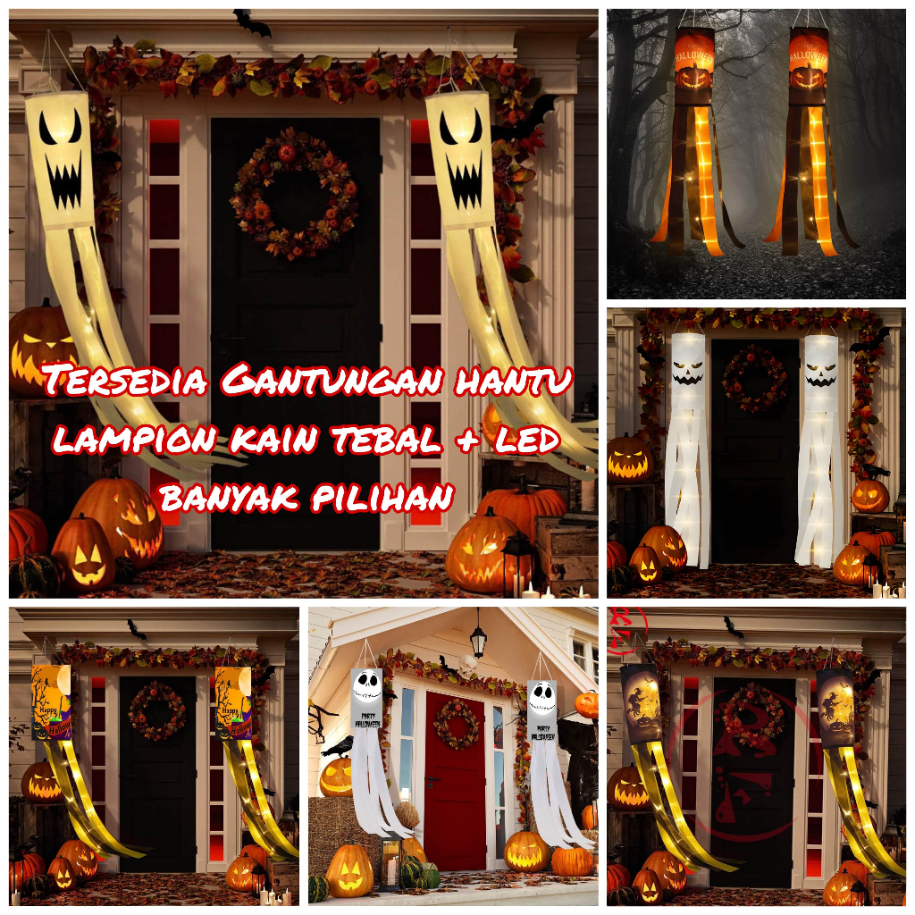 Jual Lampu Lentera Led Dekorasi HALLOWEEN Bentuk Pumpkin Hat Orange ...