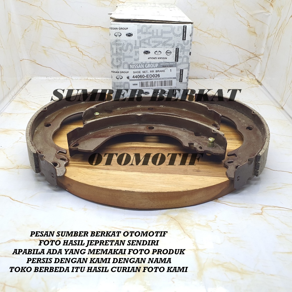 Jual BRAKE SHOE KAMPAS REM BELAKANG NISSAN LIVINA X GEAR 44060-ED026 | Shopee Indonesia