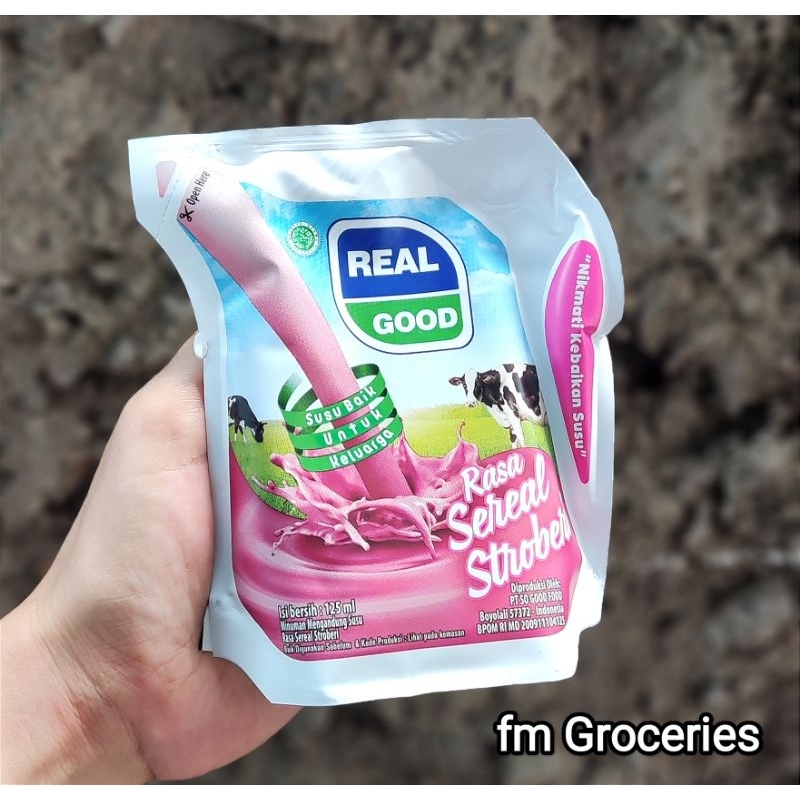 Jual Susu Real Good 125ml isi 10 pcs | Shopee Indonesia