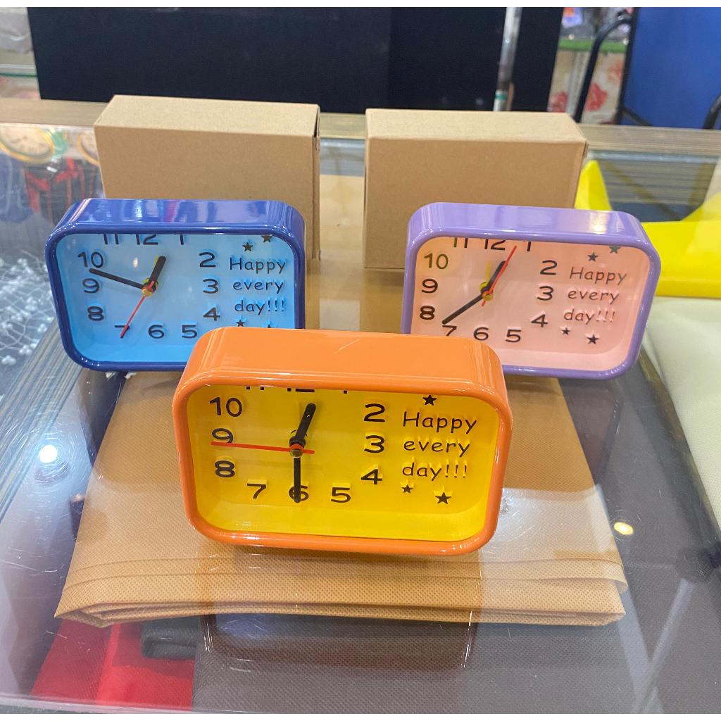 Jual Jam Meja Model Tulisan Happy Every Day / Jam Meja Lucu Kekinian ...