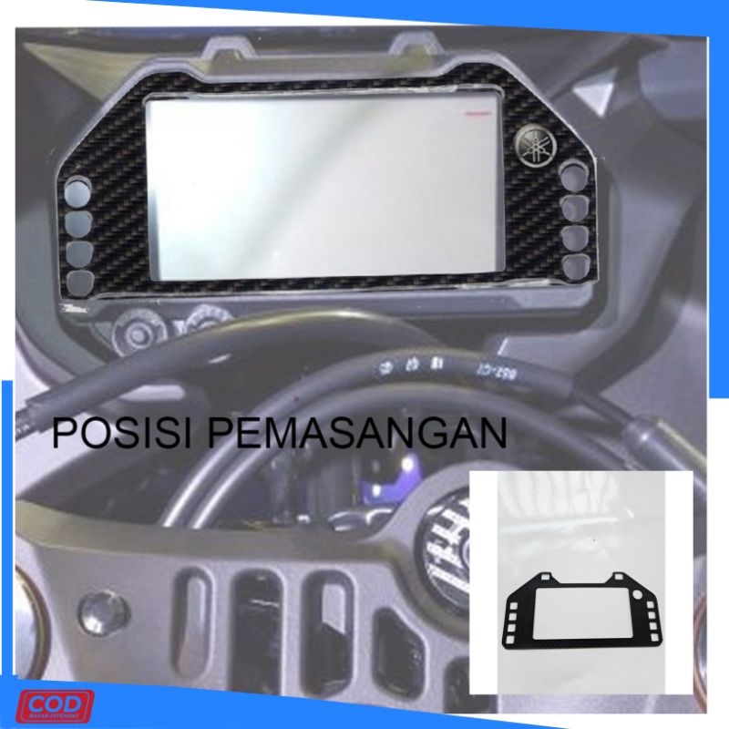 Jual Sticker list spidometer R15M V4 R25 MT25 V2 Carbon Pattern ...