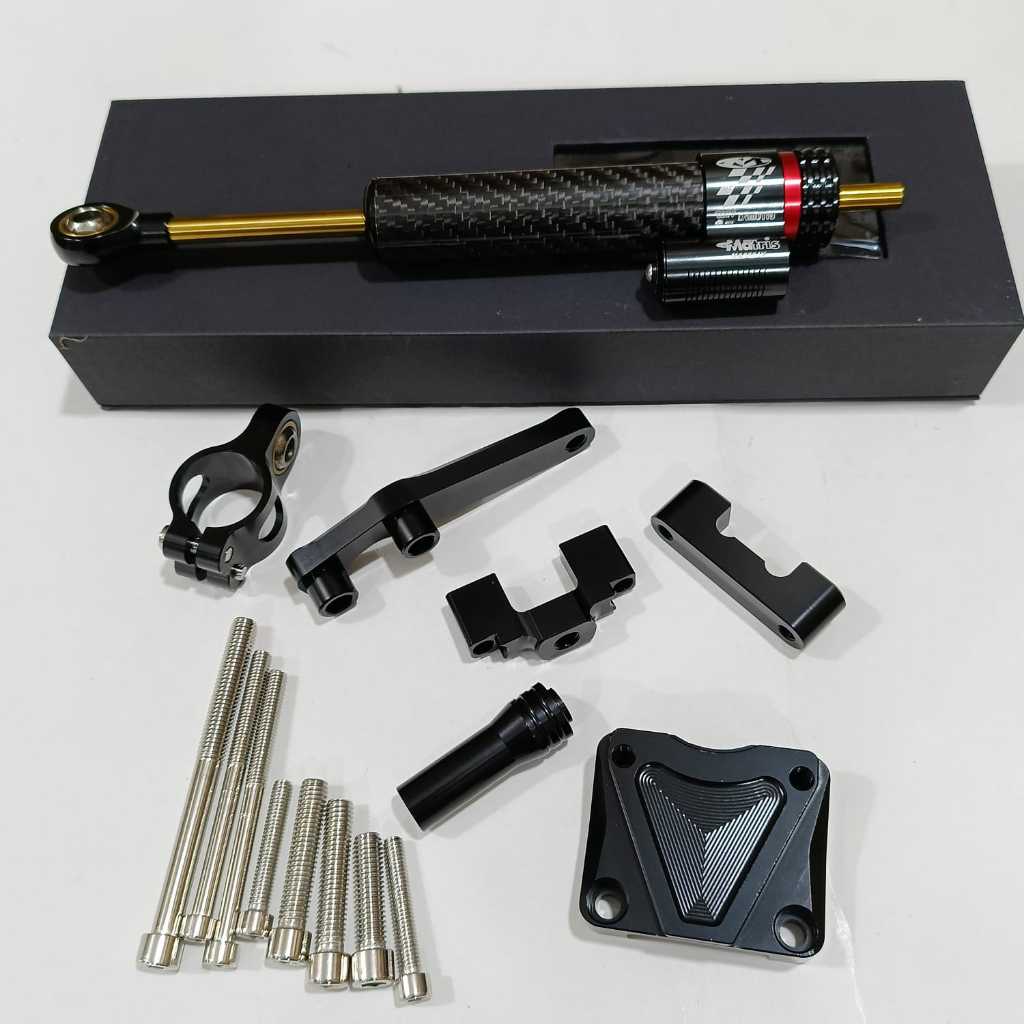 Jual STEERING DAMPER CARBON MATRIS KAWASAKI NINJA 250 FI OLD 2013-2017 ...