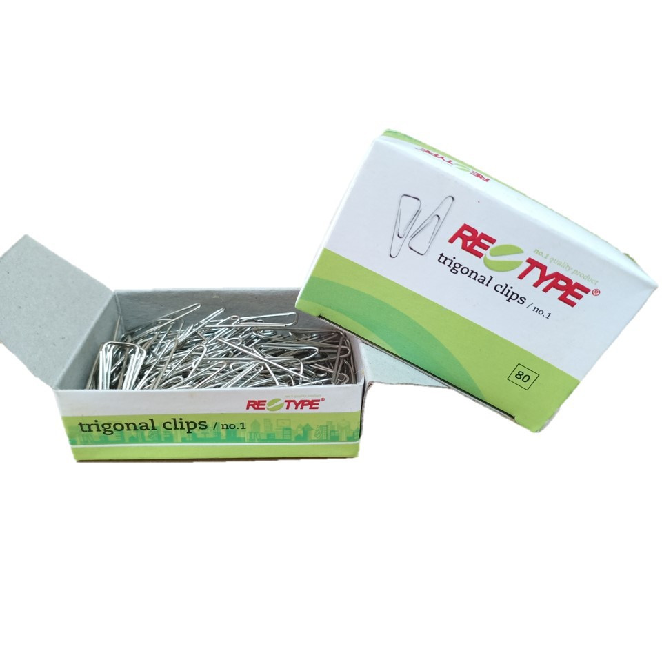 Jual PAPER CLIP NO 3 I 1 PAK TRIGONAL CLIP | Shopee Indonesia