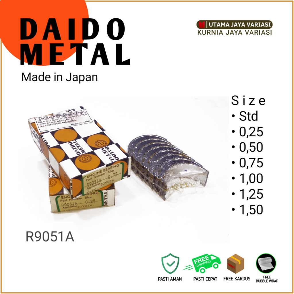 Jual Metal jalan Kijang 3K 4K 5K Daido Japan R9051A | Shopee Indonesia