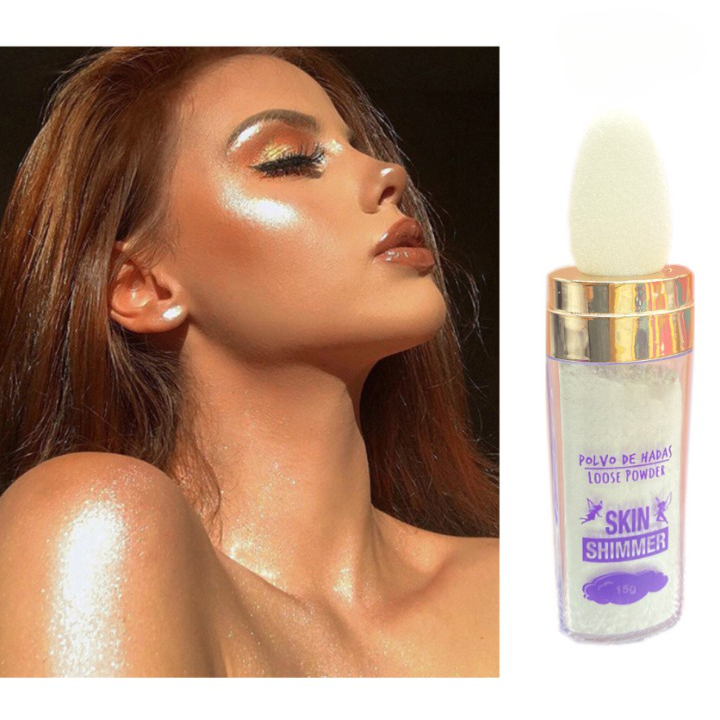 Jual Loose Powder Skin Shimmer Highlighter Powder Stick Tubuh Berkilau ...