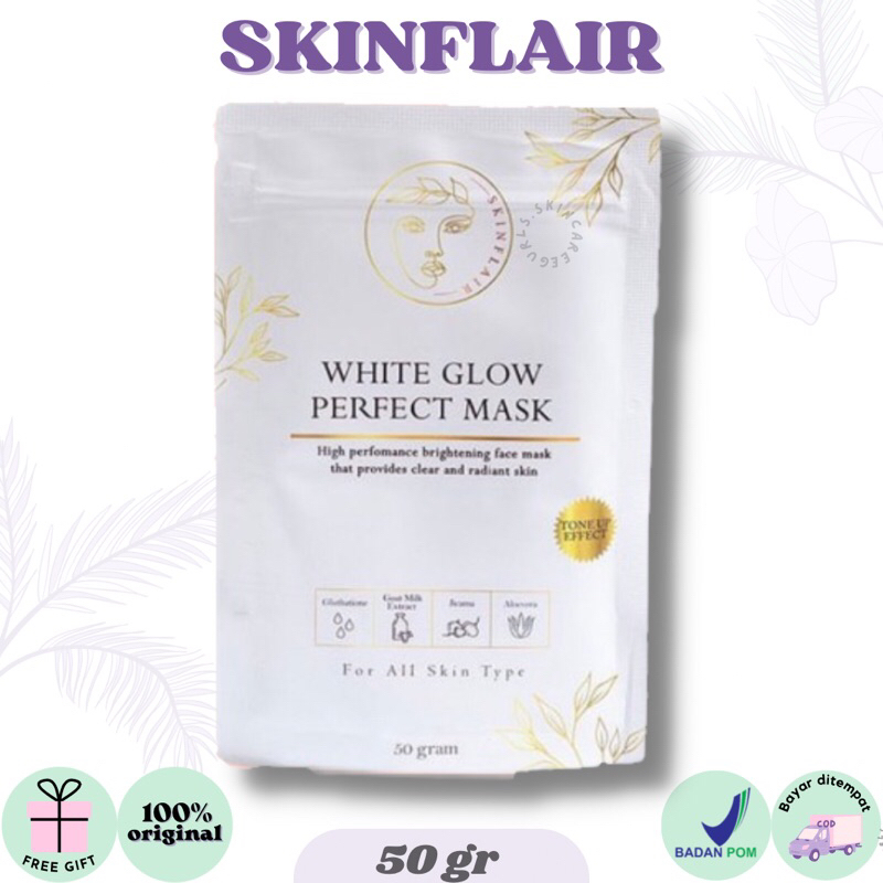 Jual (READY) Skinflair White Glow Perfect Mask 50gr Viral | MASKER ...